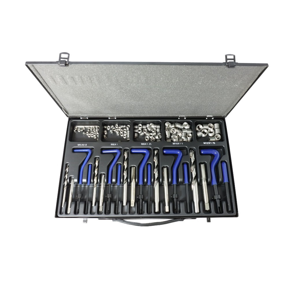 Kit Rosca Postiça Master - Rosca Unificada Grossa - UNC - 1/4" a 1/2 ...