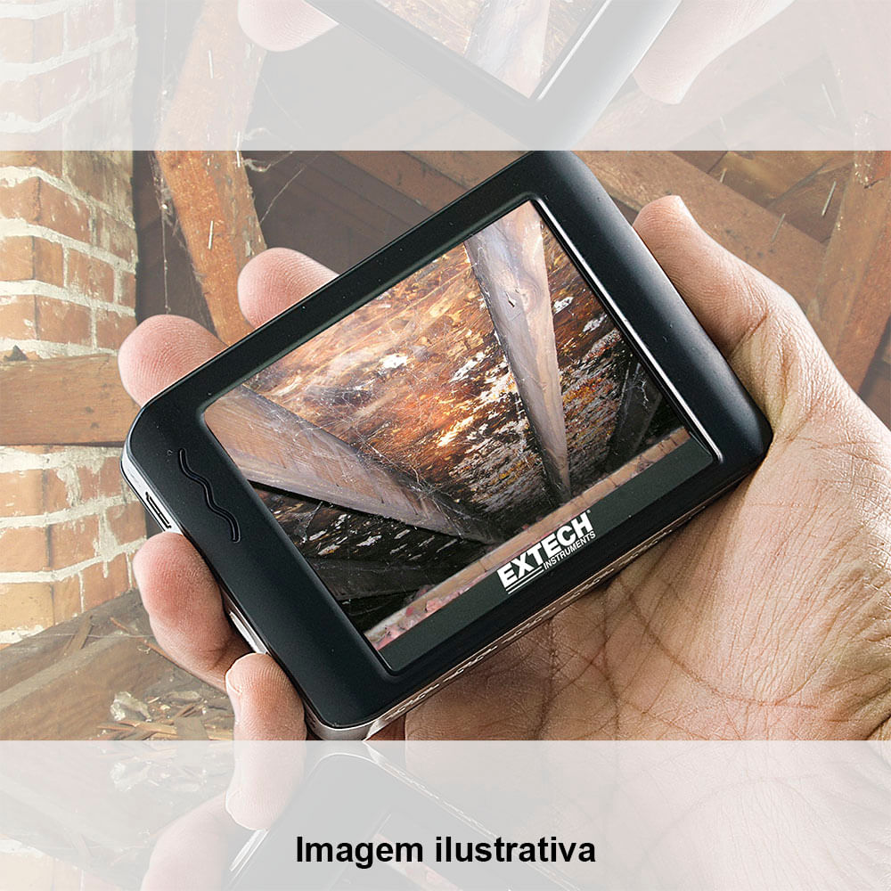 Vídeo-Boroscópio Câmera de Inspeção Sem Fio Extech BR250 - Tecnoferramentas