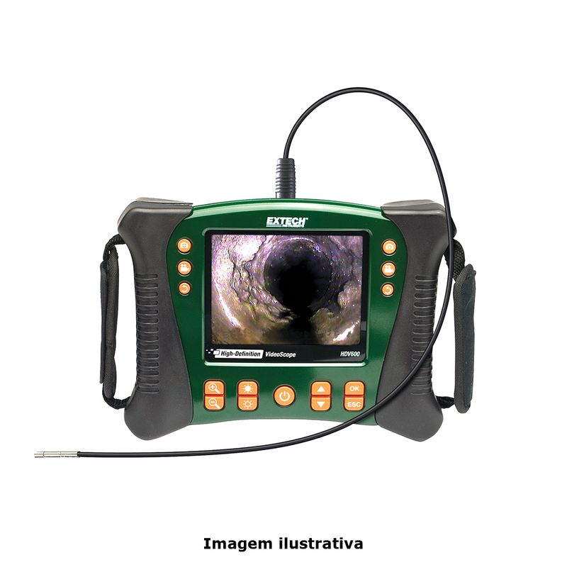 Kit Boroscópio de Alta Resolução com Sonda Flexível de 5,5mm Extech ...