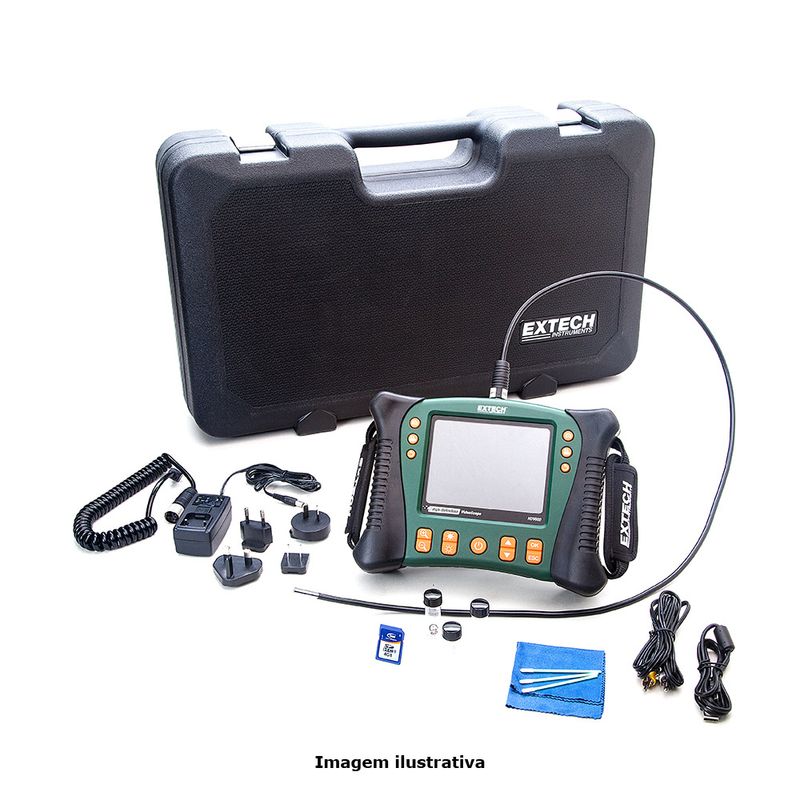 Kit Boroscópio de Alta Resolução com Sonda Flexível de 5,5mm Extech ...