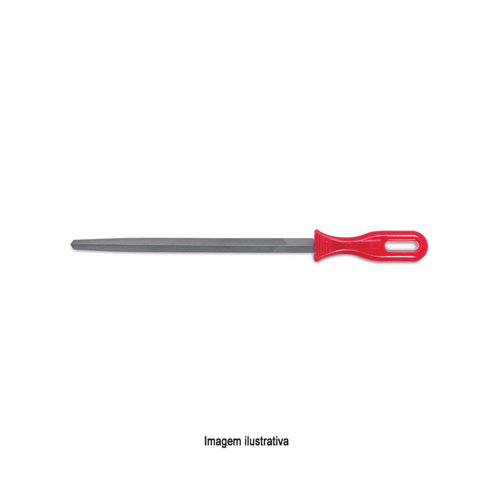 Lima Triangular Bastarda com Cabo 6 Polegadas Rocast 367,0013 - Tecnoferramentas