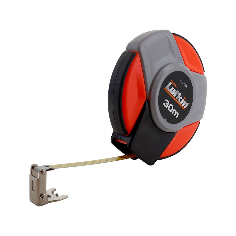 Trena Longa Fita de Aço Comprimento 30 Metros Largura da fita 10mm ...