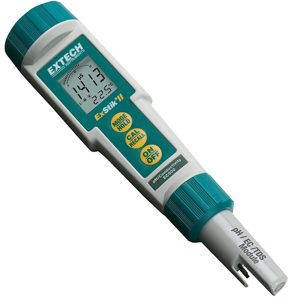 Medidor de Ph/condutividade exstik II à prova d’água Extech EC500 ...