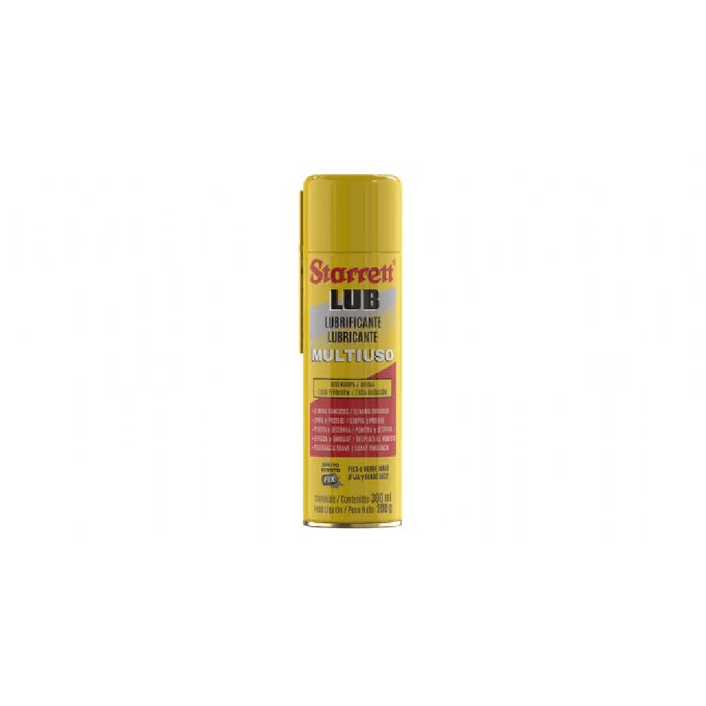 Lubrificante Multiuso Aerossol Starrett S-LUB300 - Tecnoferramentas