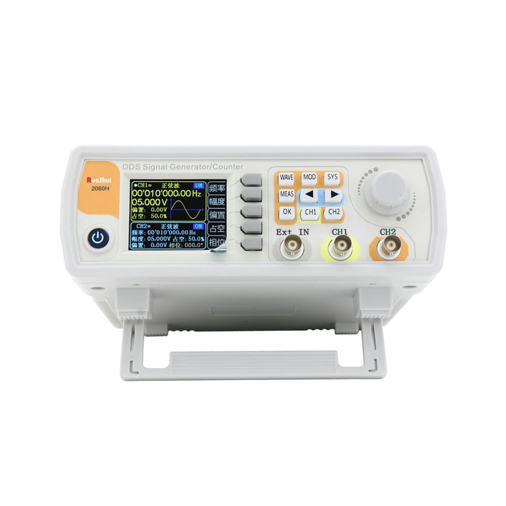 Gerador de funções 60MHz Res. 0,01uHz Precisão ±20ppm Victor-Ruoshui ...