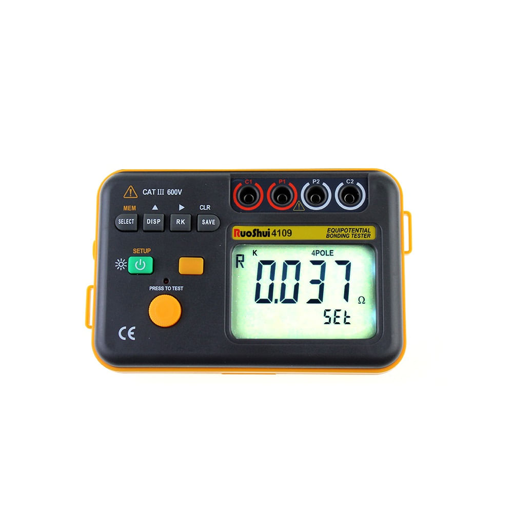 Terrômetro equipotencial 2O~2000O Victor-Ruoshui 4109 - Tecnoferramentas