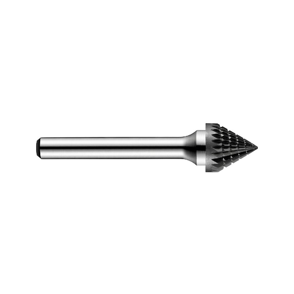 Lima Rotativa Metal Duro Cônica 60° formato J 12,7mm p/ preparação de ...