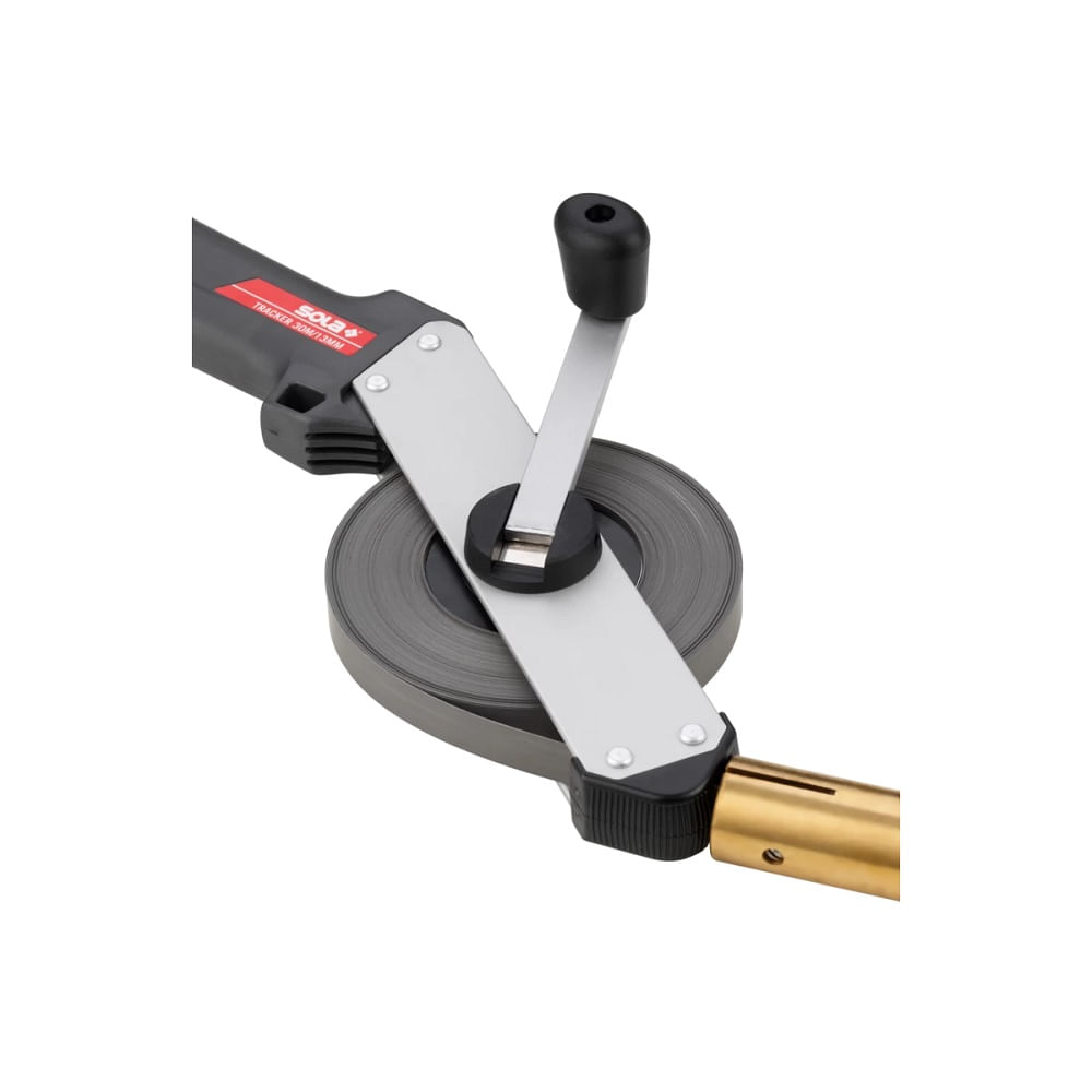 Trena longa profissional 30m/13mm em aço inox com prumo na ponta classe ...