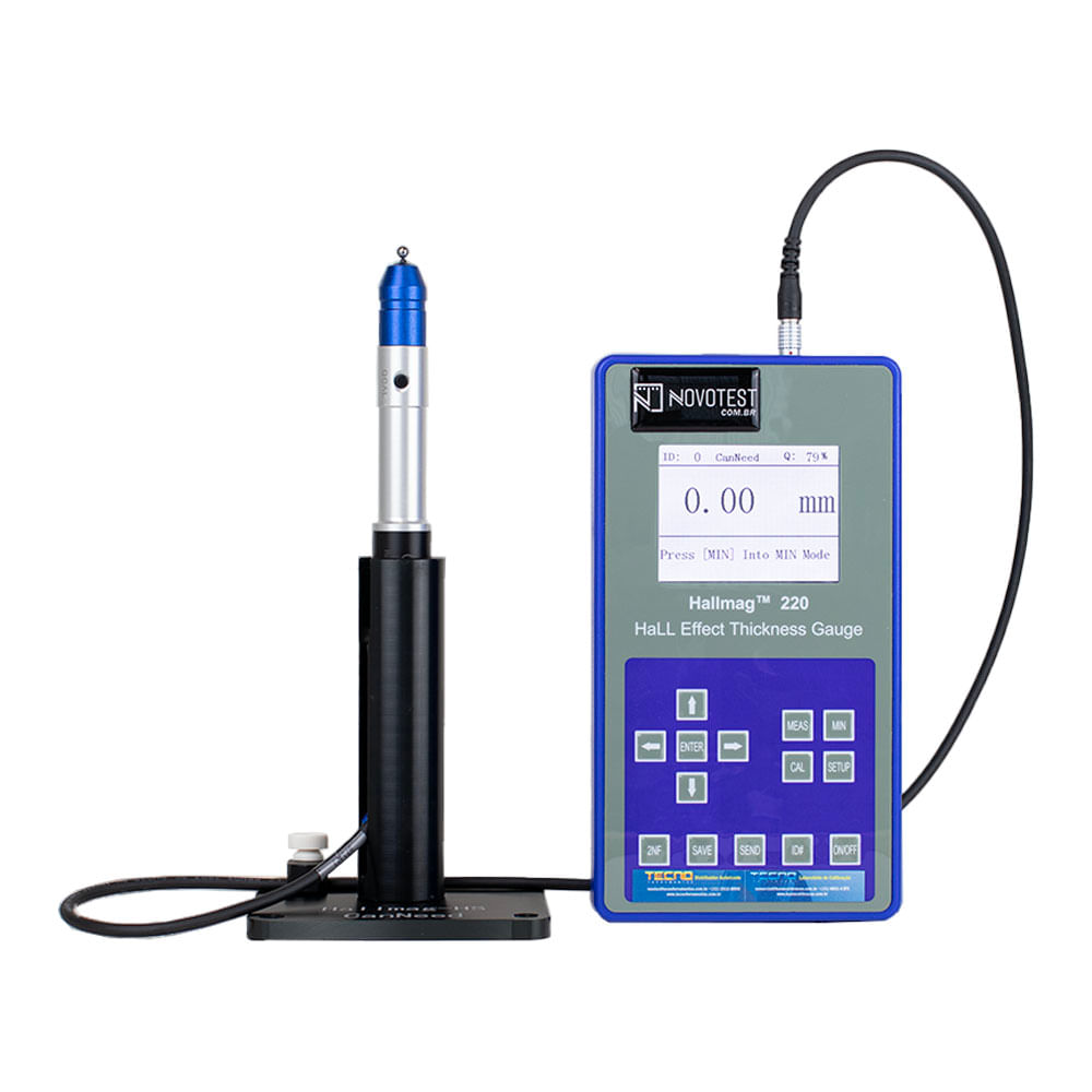 Medidor de espessura Magnamike para medição de espessura de parede de ...