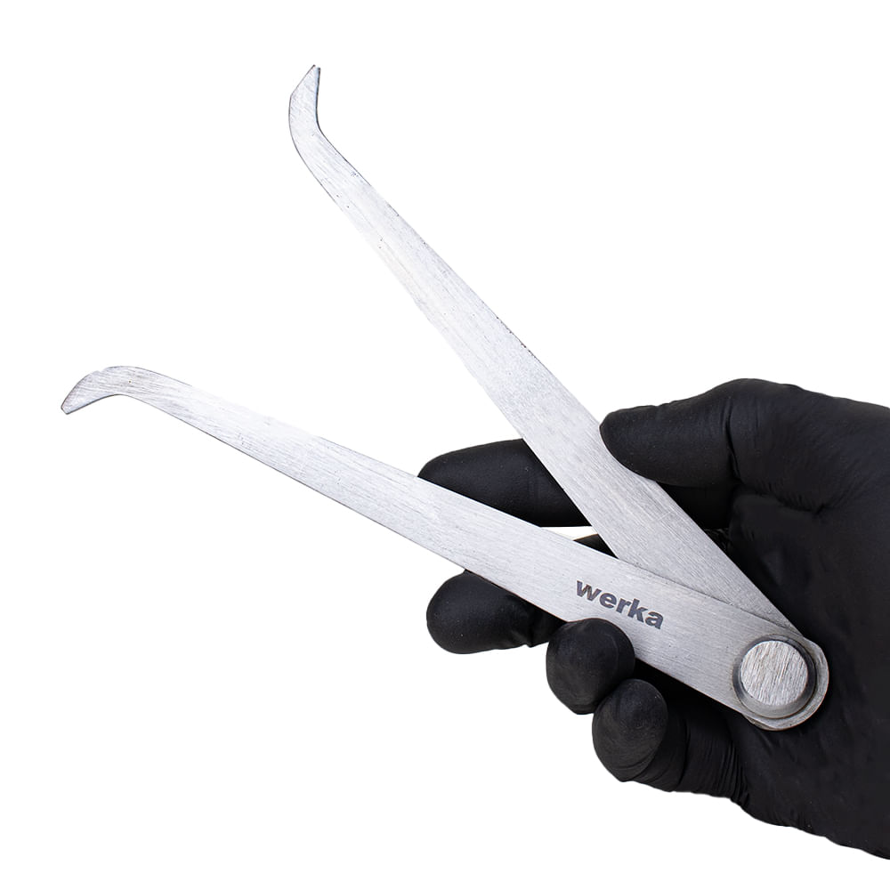 Compasso interno 150mm em aço forjado Werka 257-1853 - Tecnoferramentas