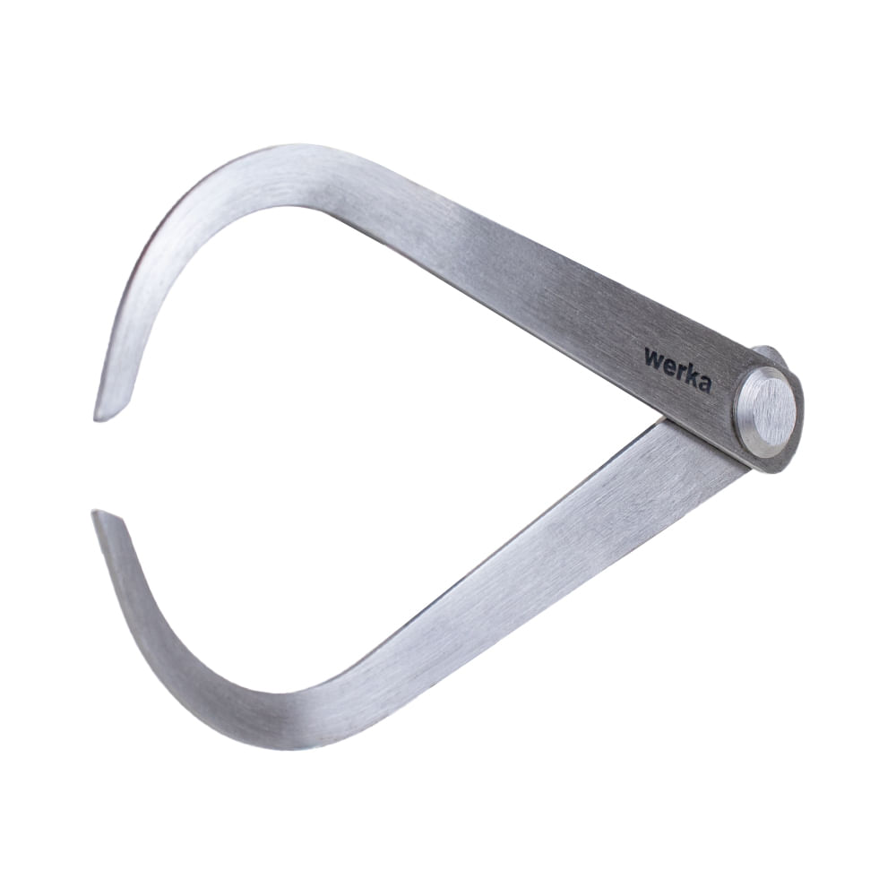 Compasso externo 150mm em aço forjado Werka 257-1884 - Tecnoferramentas