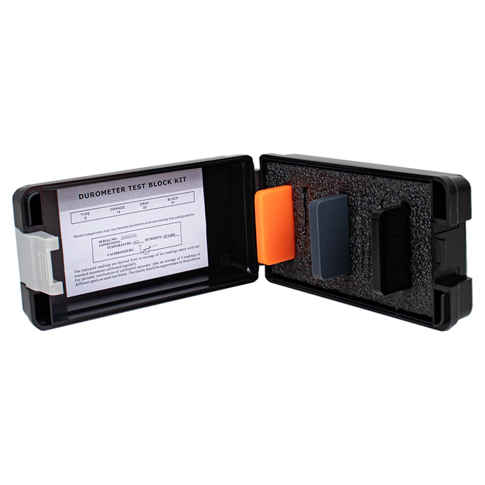 Conjunto de padrão de dureza Shore-D 20, 40 e 80 HD Novotest.br SHD ...