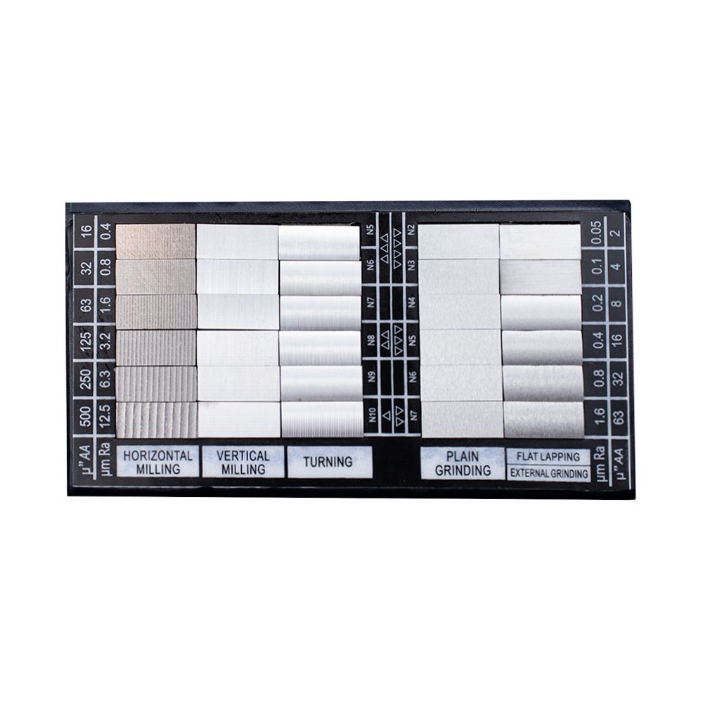 Padrão visual e tátil de rugosidade kit com 30pçs para verificação da ...