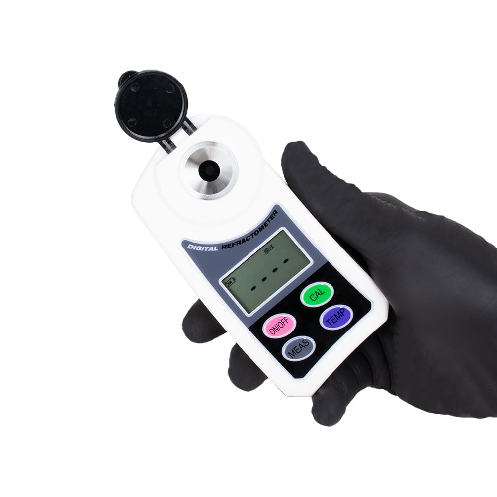 Refratômetro digital 0~55% Brix Precisão ± 0,5Brix Amostra 0,2ml Victor ...