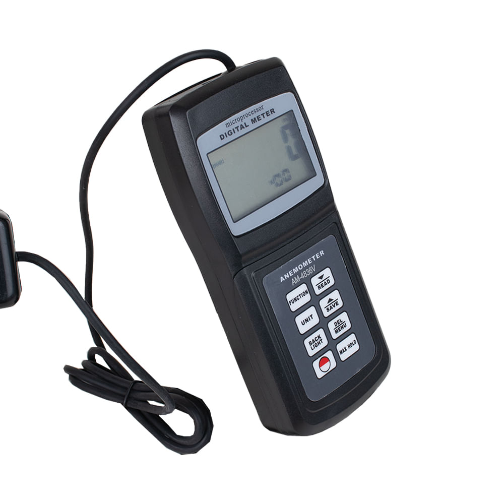 Anemômetro multifuncional de alta sensibilidade Novotest.br AM-4836V ...