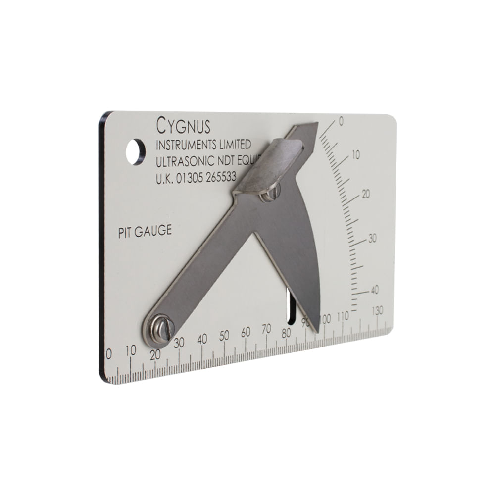Pit Gauge medidor mecânico de poços CYGNUS escala métrica Novotest.br ...