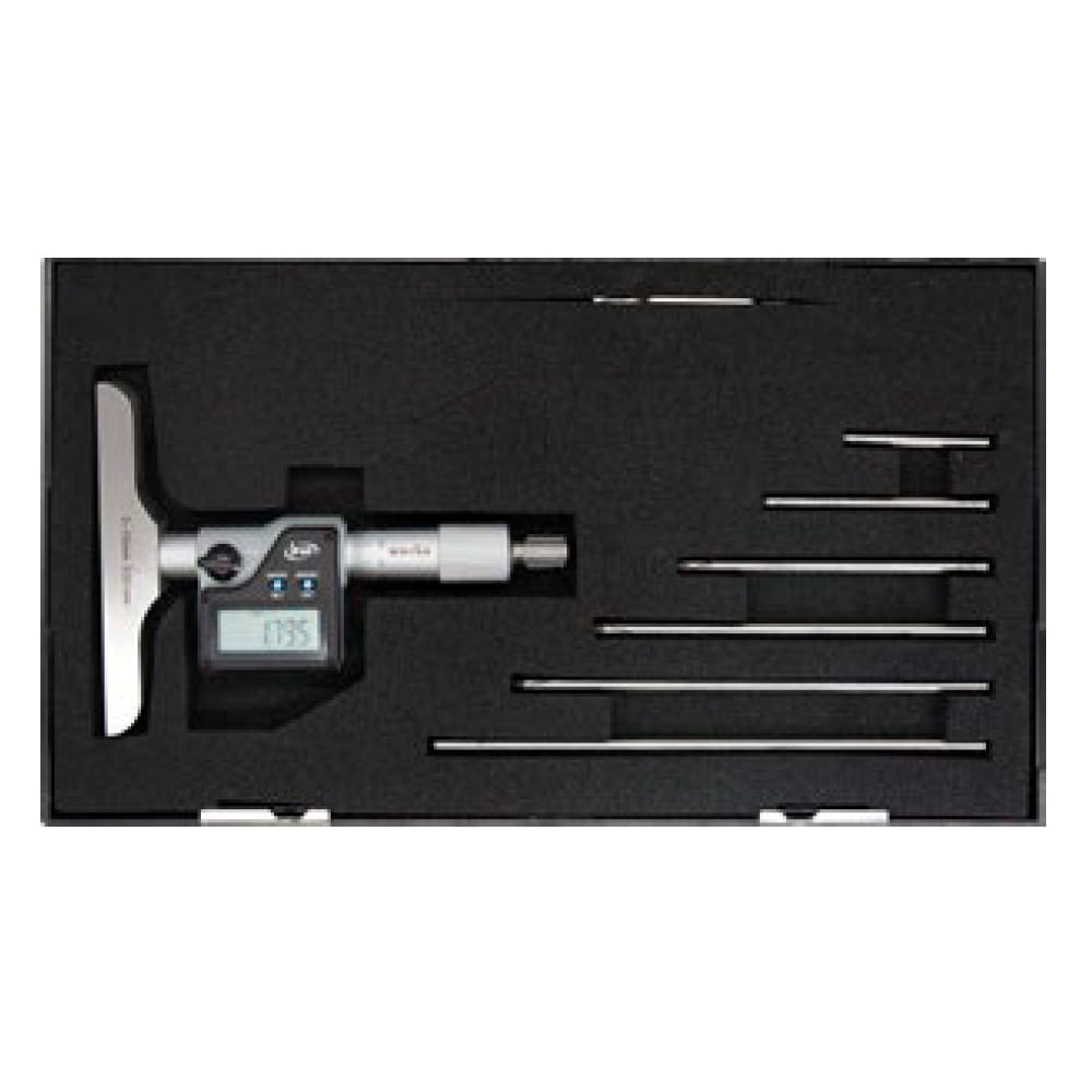 Micrômetro de profundidade digital 0-300mm resolução 0.001mm precisão 0 ...