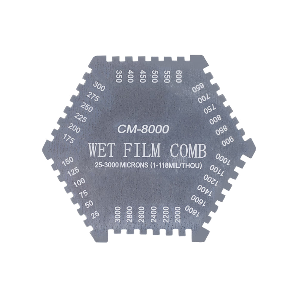 Medidor de camada de tinta úmida 25~3000µm Novotest.br CM-8000 ...