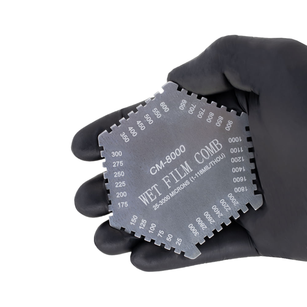 Medidor de camada de tinta úmida 25~3000µm Novotest.br CM-8000 ...