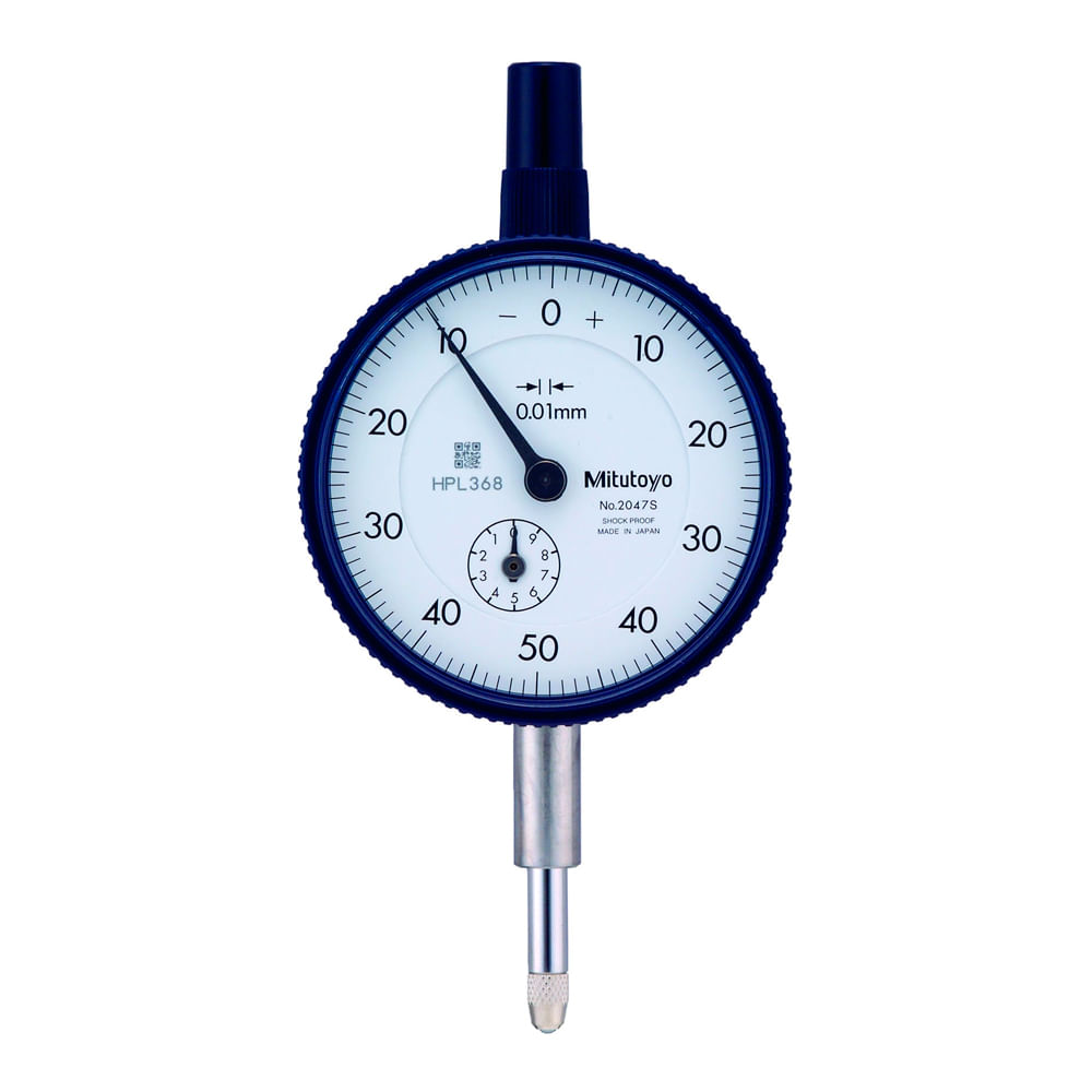 Relógio Comparador 10mm resolução 0,01mm força de medição 0,4-1,4N ...